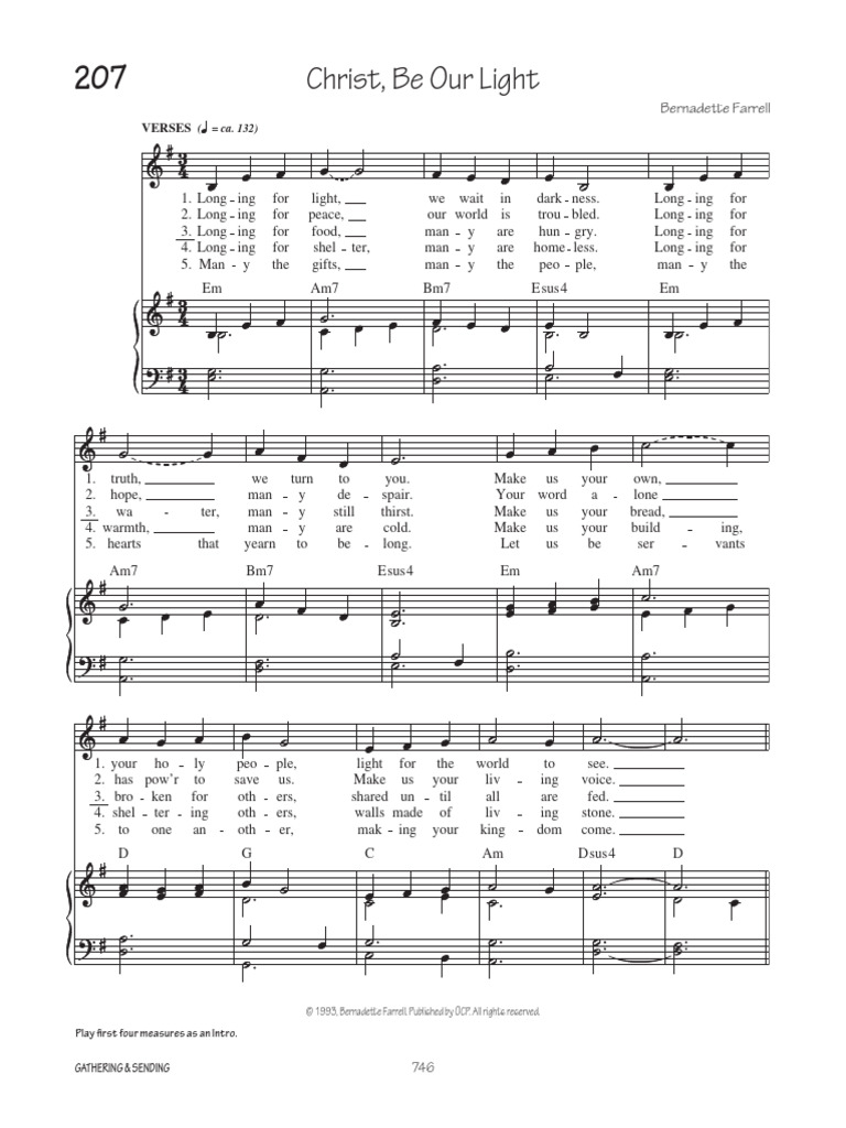 Christ Be Our Light 57930 | PDF