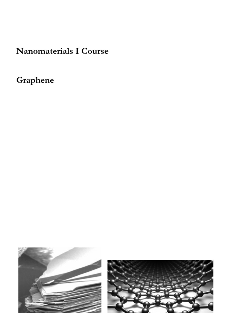 Nanomaterials I Graphene | PDF | Graphene | Carbon