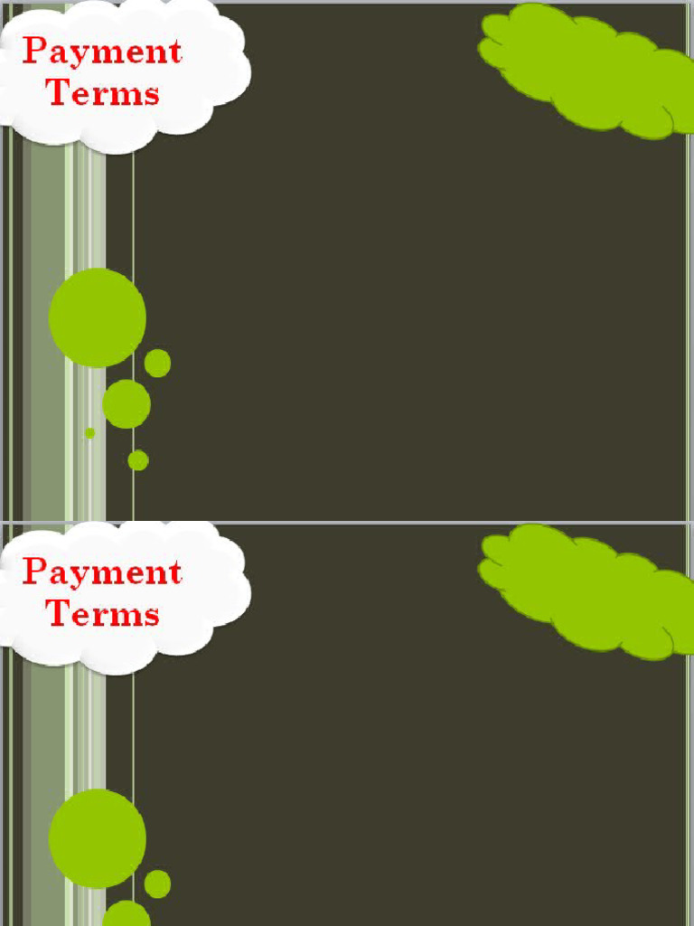 International Trade Payment Terms Explained | PDF