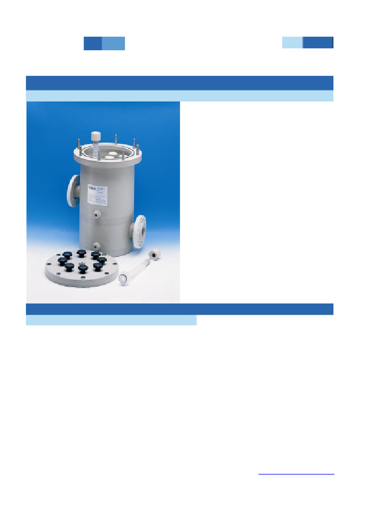 OI Cartridge Filter Housings PP PVDF | PDF | Filtration | Valve
