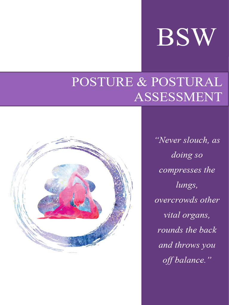 Posture And Postural Assessment Pdf Pelvis Back Pain