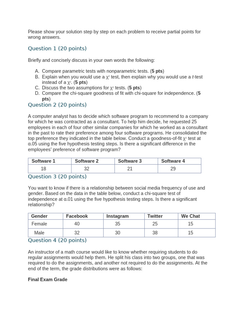 2101 Assignment 5 Pdf Chi Squared Test Effect Size