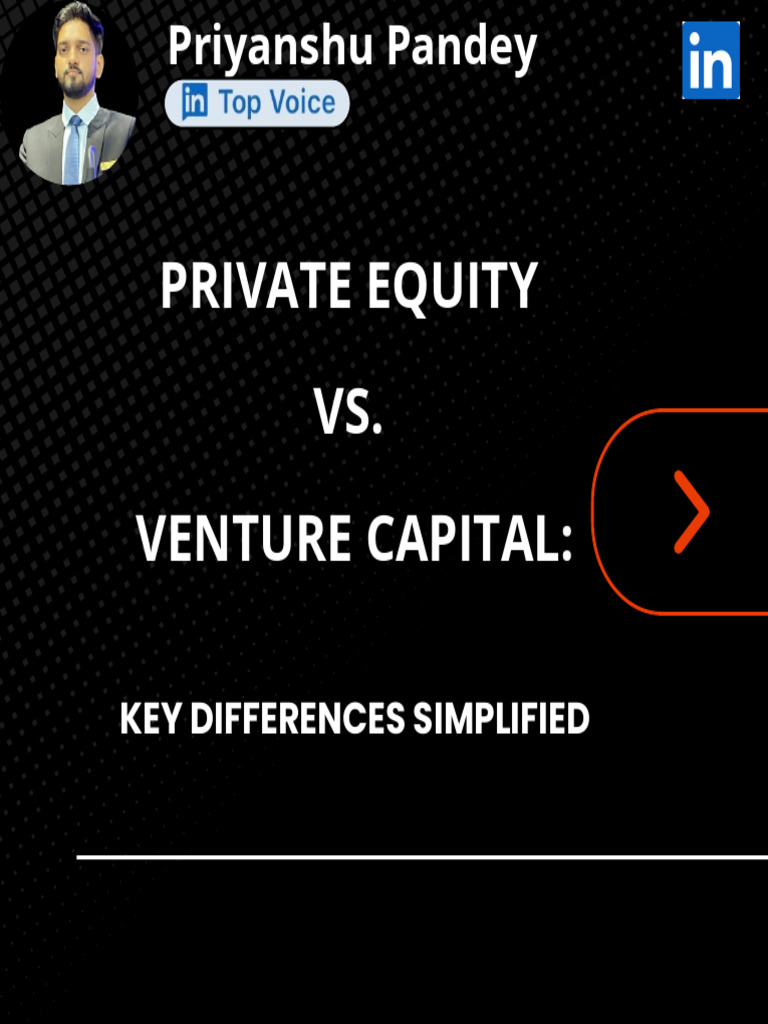 Private Equity (PE) vs. Venture Capital (VC) | PDF