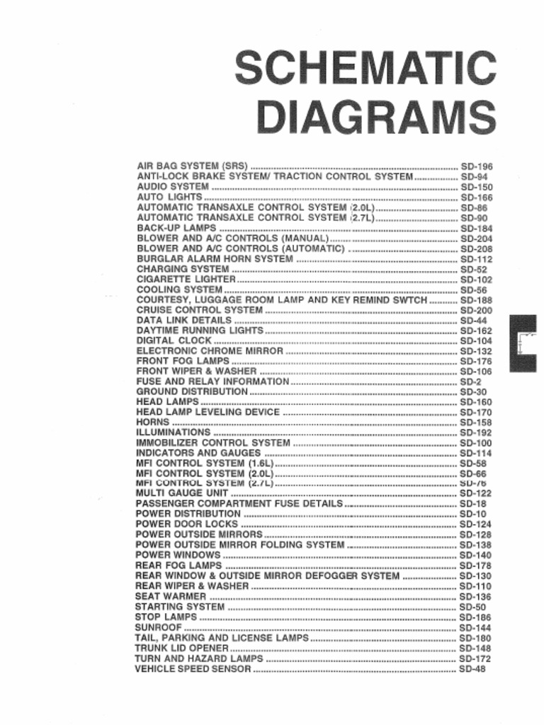 SD-Schémas Electriques | PDF