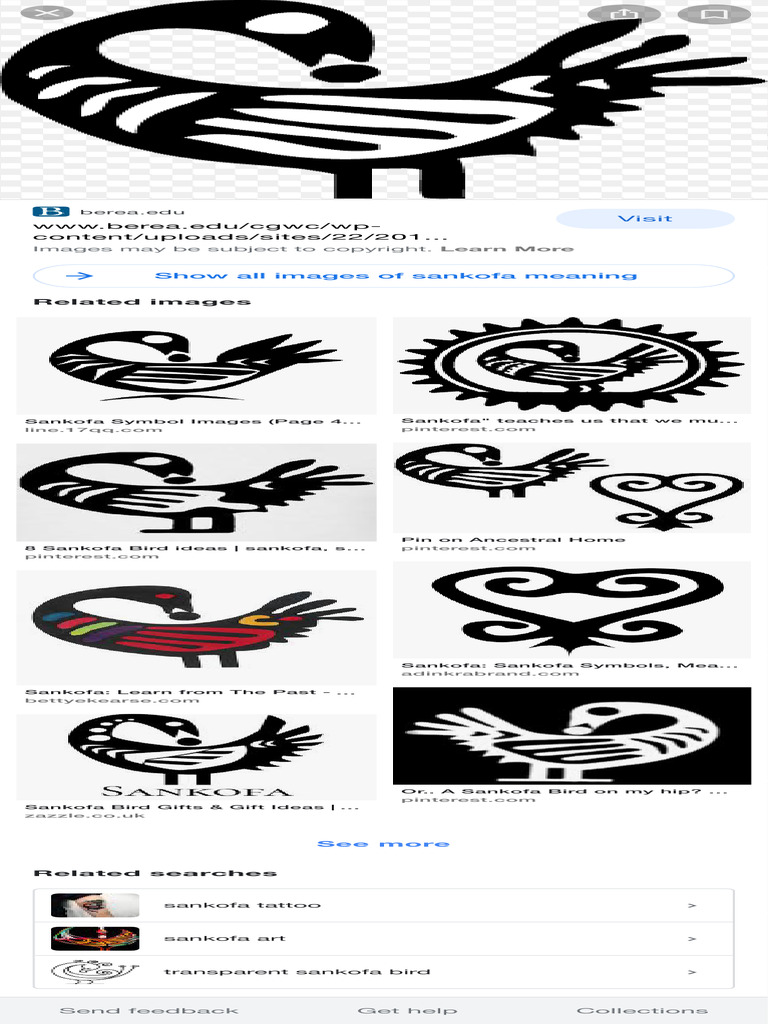 Sankofa Meaning - Google Search | PDF | Symbols | Semiotics