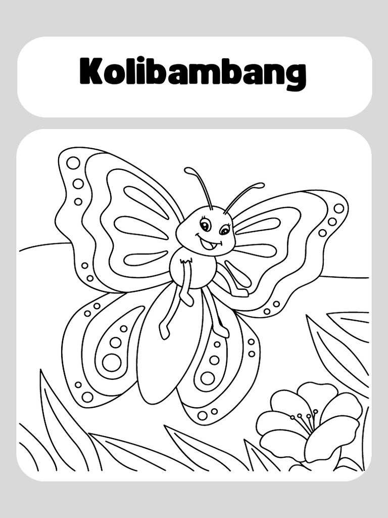 Insects Coloring Book Worksheet | PDF