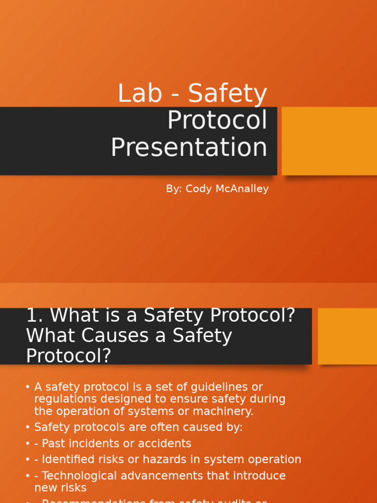 Robot Safety Protocols Presentation | PDF | Safety | Occupational ...