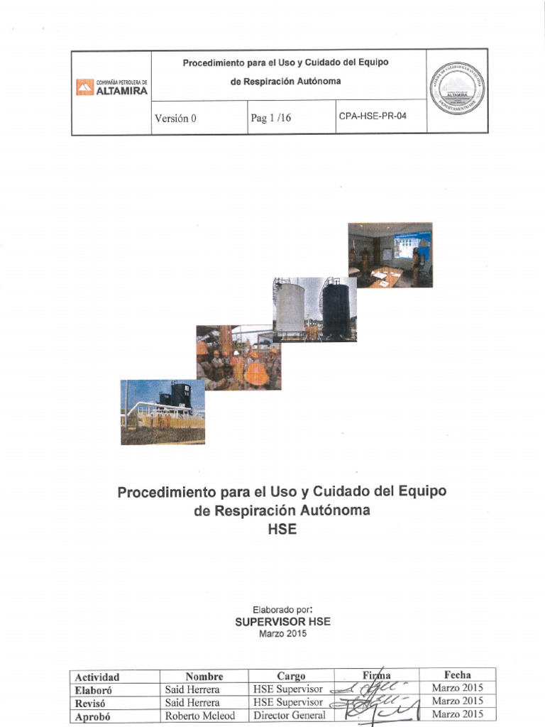 ALT-PCD-BX01-04 - Procedure For The Use and Care of Equipment ...