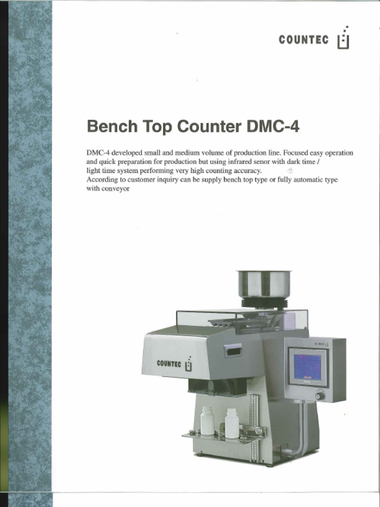 Countec DMC 4 Bench Top Counter | PDF