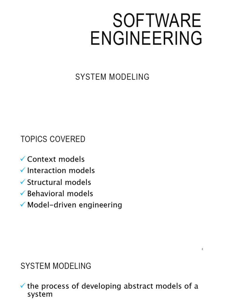 System Modeling | PDF | Class (Computer Programming) | Use Case