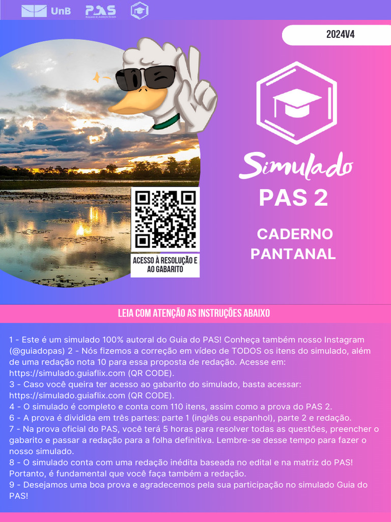 3â° Simulado Pas 2 | PDF