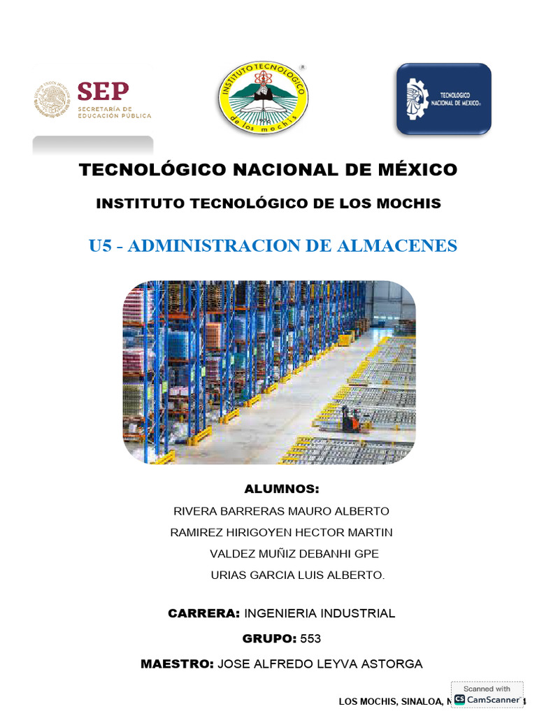 U5-Actividad Integradora | PDF | Almacén | Logística