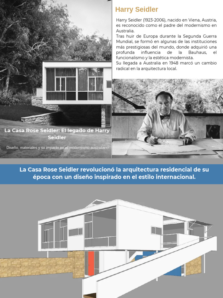 La Casa Rose Seidler El Legado de Harry Seidler. Subtítulo Diseño ...