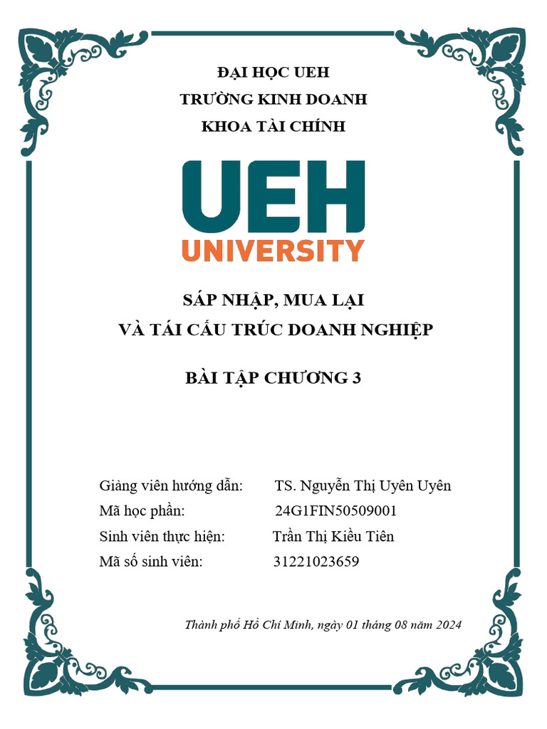 BTCN - Chuong 3 | PDF