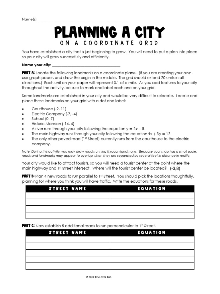 Plan A City Algebra | PDF | Retail