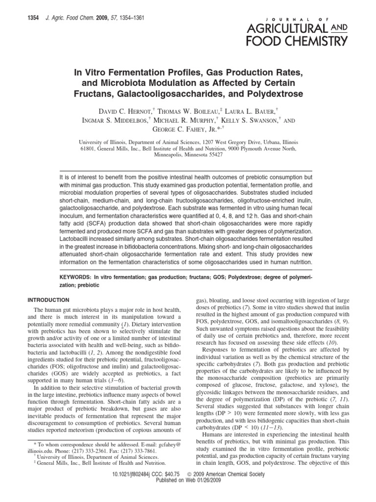 In Vitro Fermentation Profiles, Gas Production Rates, and Microbiota ...