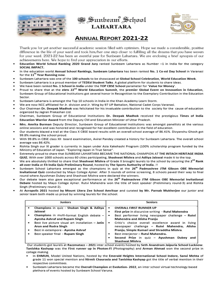 Annual Report Final 2122 | PDF