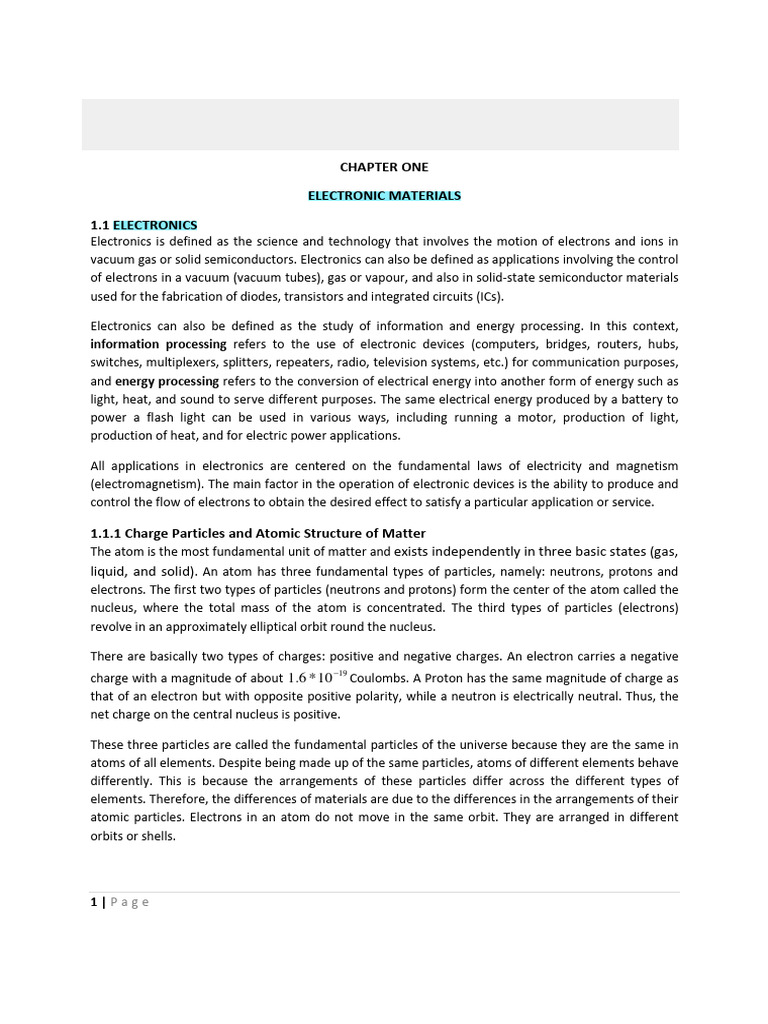 Eti 2203 Physical Electronics II | PDF | Semiconductors | Electrical Resistivity And Conductivity
