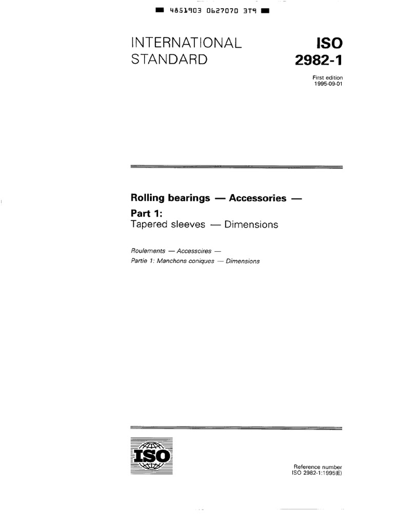 Iso 2982-1 1995 | PDF
