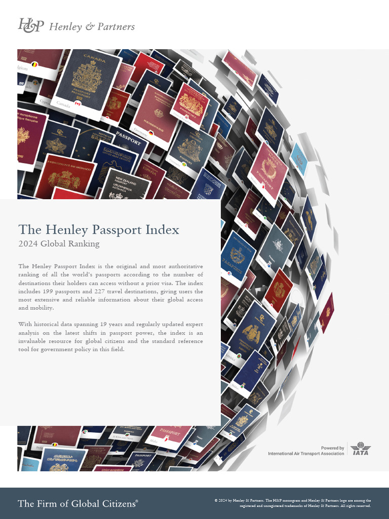 Henley Passport Index 2024 September Global Ranking | PDF | Passport ...