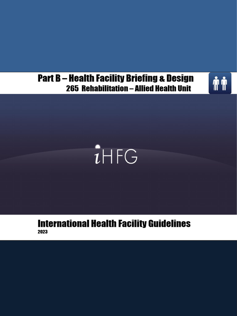 Rehabilitation Center Design Standards | PDF | Physical Therapy | Hand ...