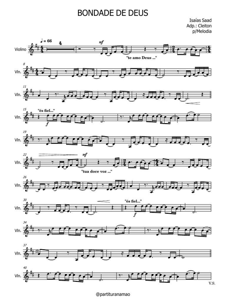 4 - Bondade de Deus - Isaas Saad | PDF