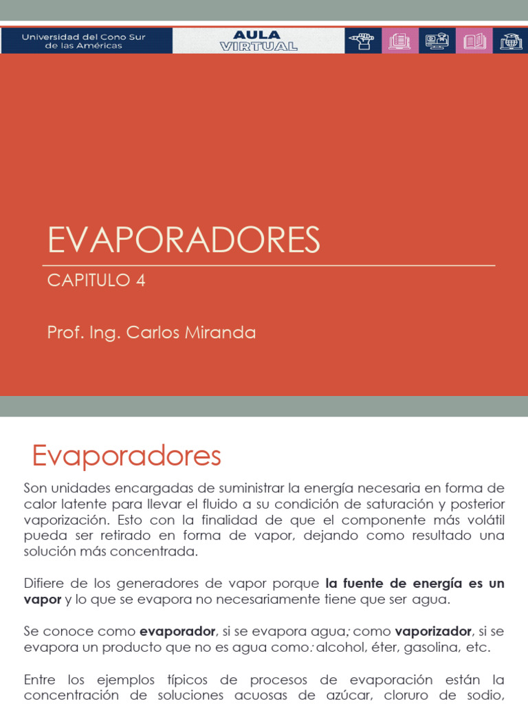 CAPITULO 4A EVAPORACIÓN-convertido | PDF | Evaporación | Condensación