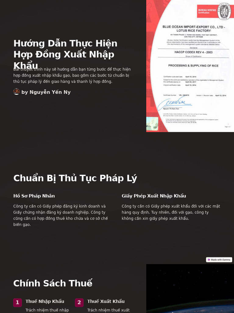 Huong Dan Thuc Hien Hop DJong Xuat Nhap Khau | PDF