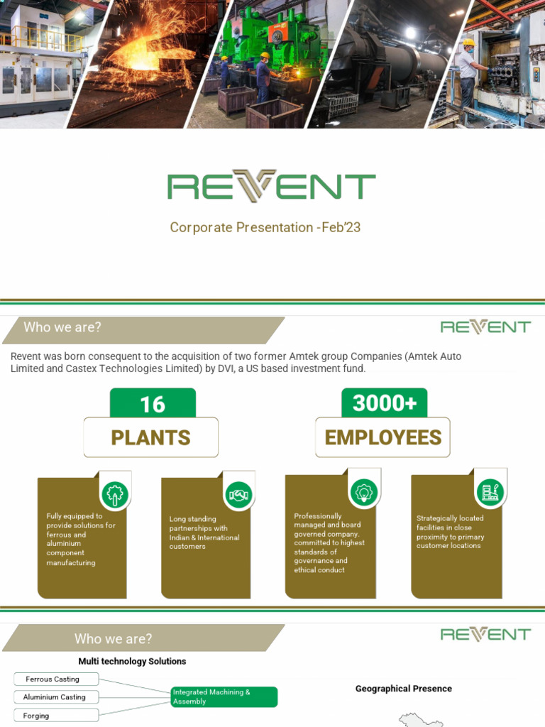 Revent Brochure | PDF | Gear | Mechanical Engineering