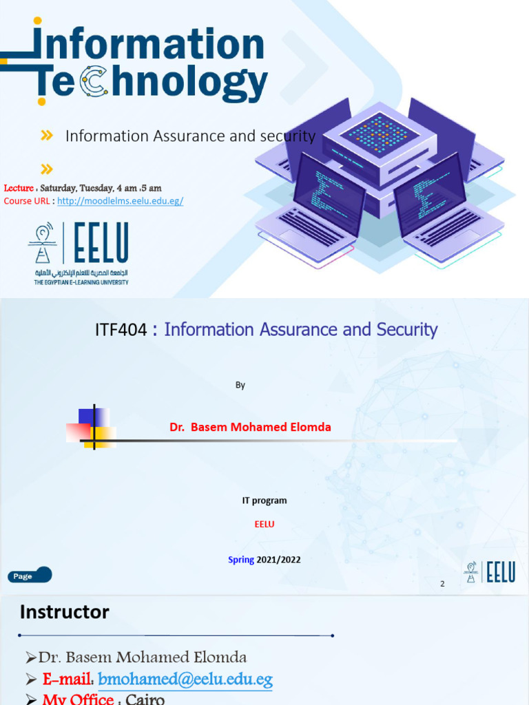 Week1 Information Assurance Security Pdf Security Engineering Cyberspace