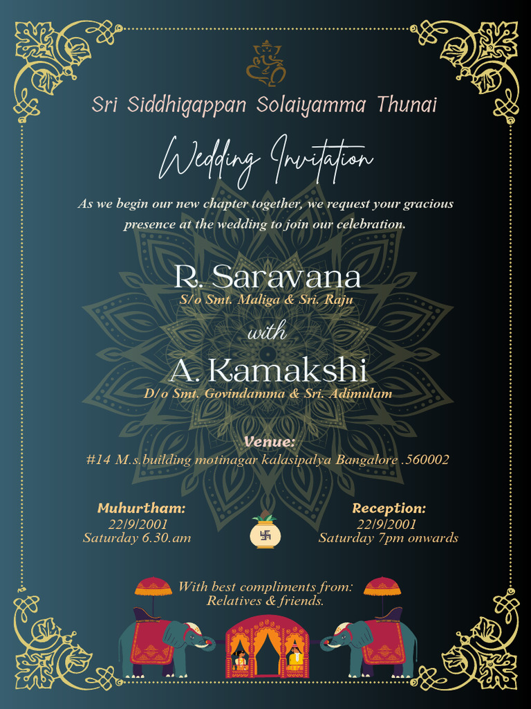 Wedding Invitation | PDF