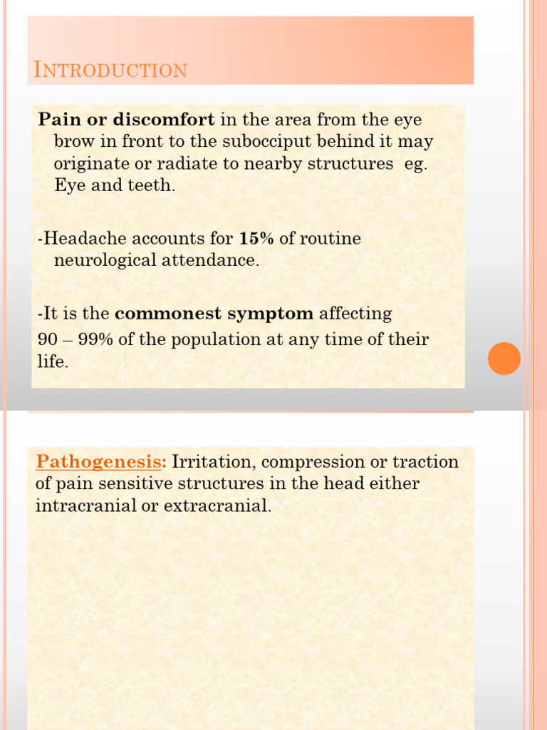 headache | PDF | Headache | Migraine