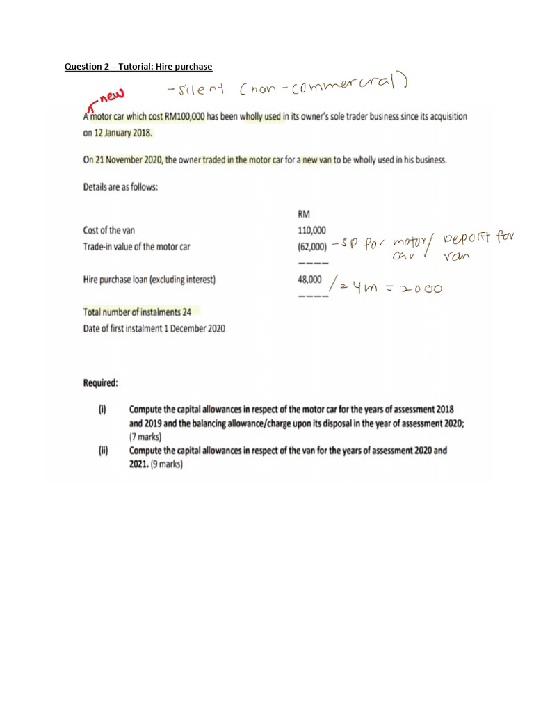 Capital Allowances | PDF