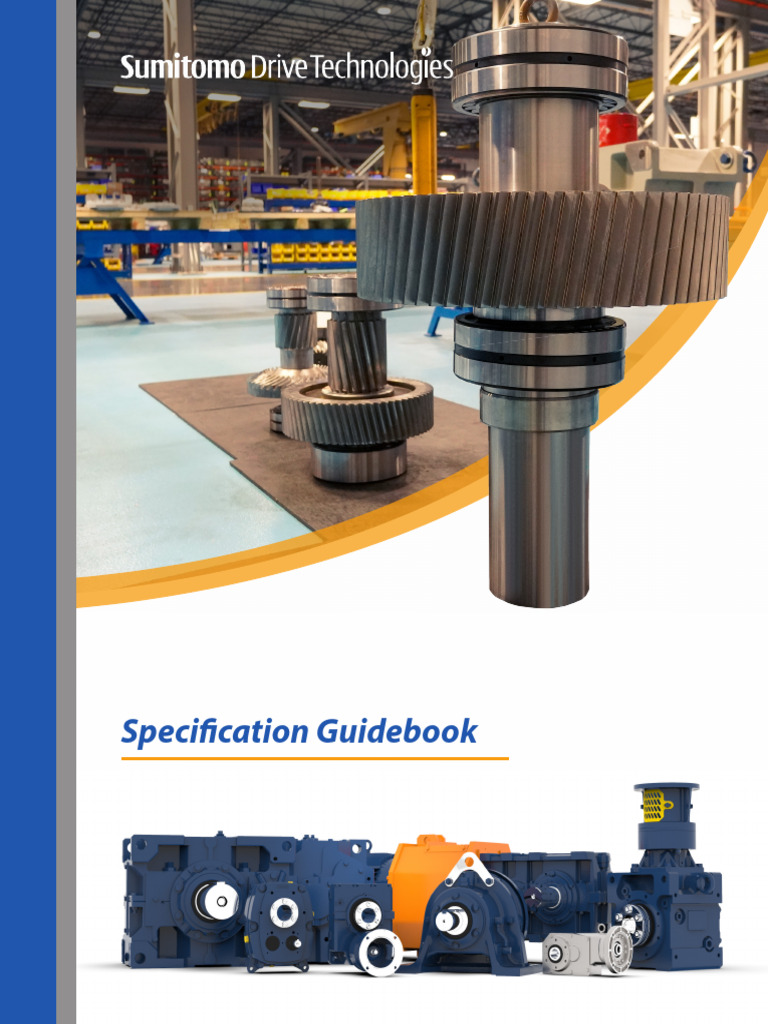 Sumitomo Specification Guidebook | PDF | Gear | Bearing (Mechanical)
