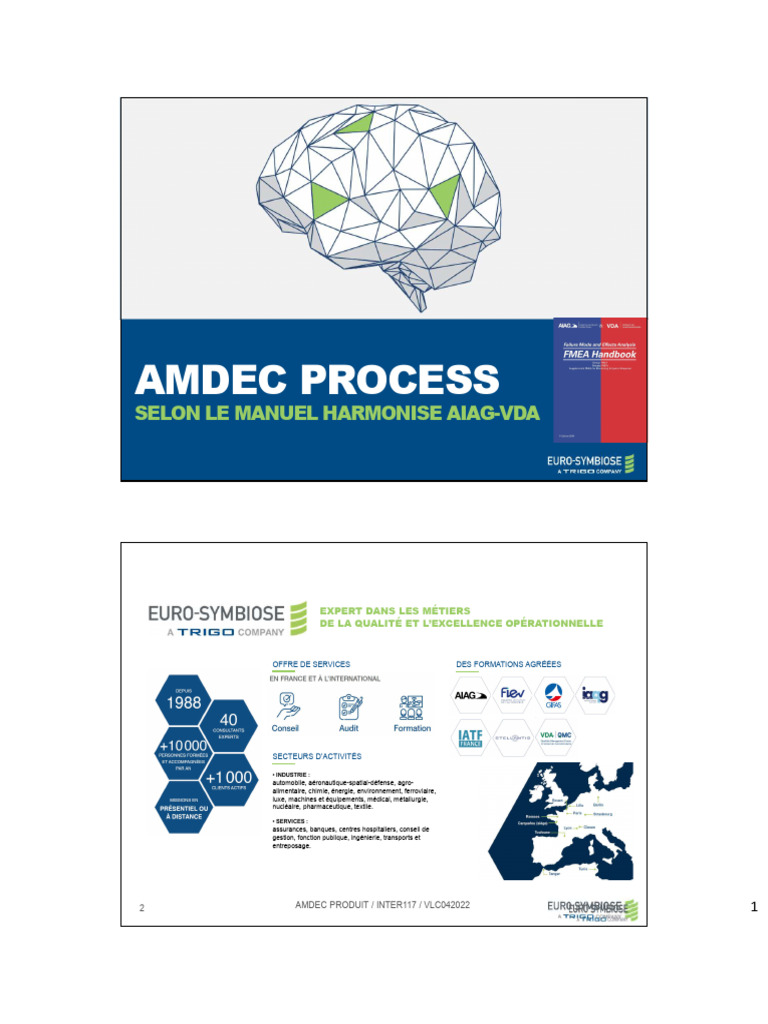 Formation AMDEC Process AIAG-VDA | PDF | Système de management de la ...