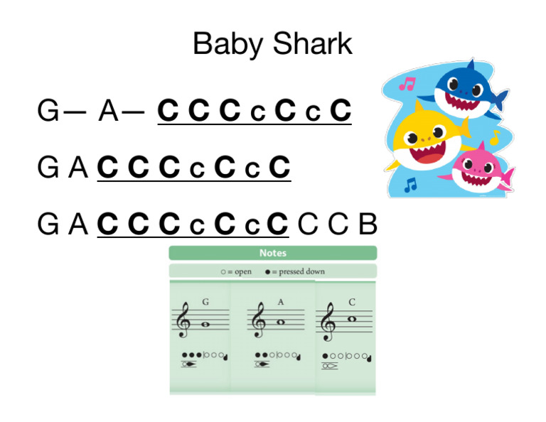 Baby Shark - Flute | PDF