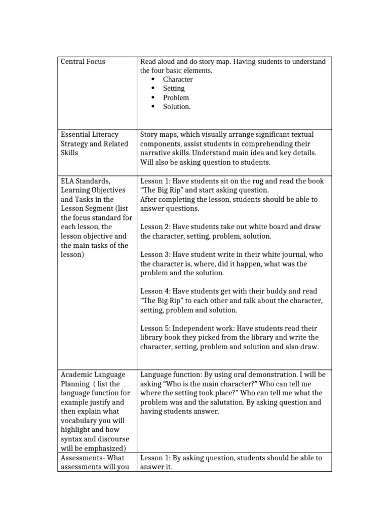 Planning A Lesson Segment - 491. & 586 2022 | PDF | Applied Linguistics ...