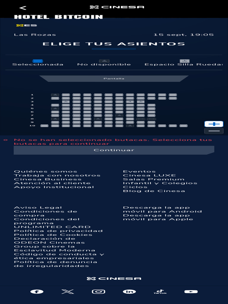 Butacas Cinesa | PDF