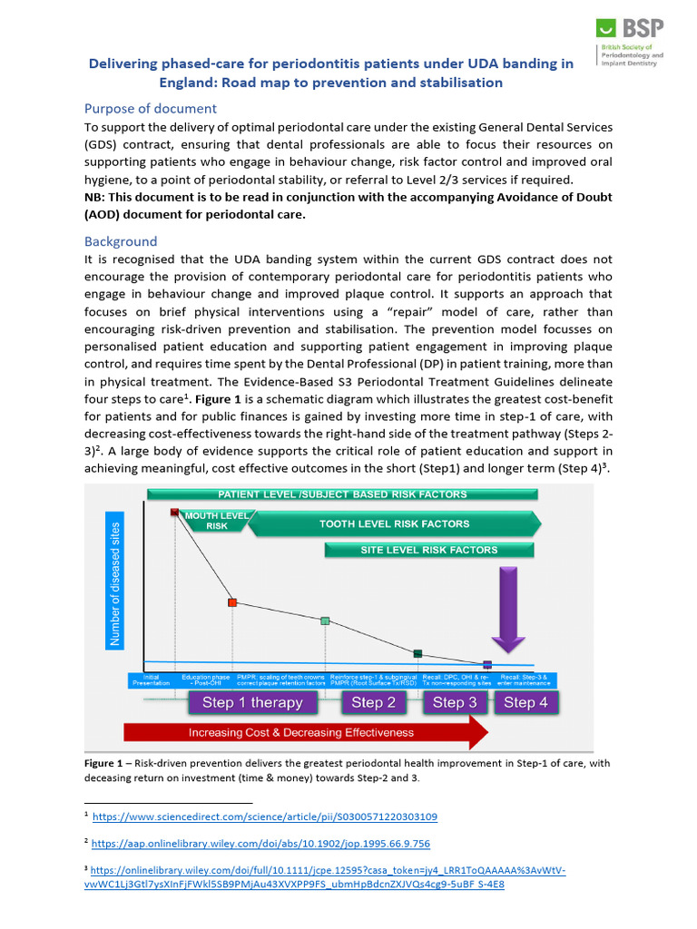 nhs-protocol.tratperidontal-estagios | PDF | Periodontology | Oral Hygiene