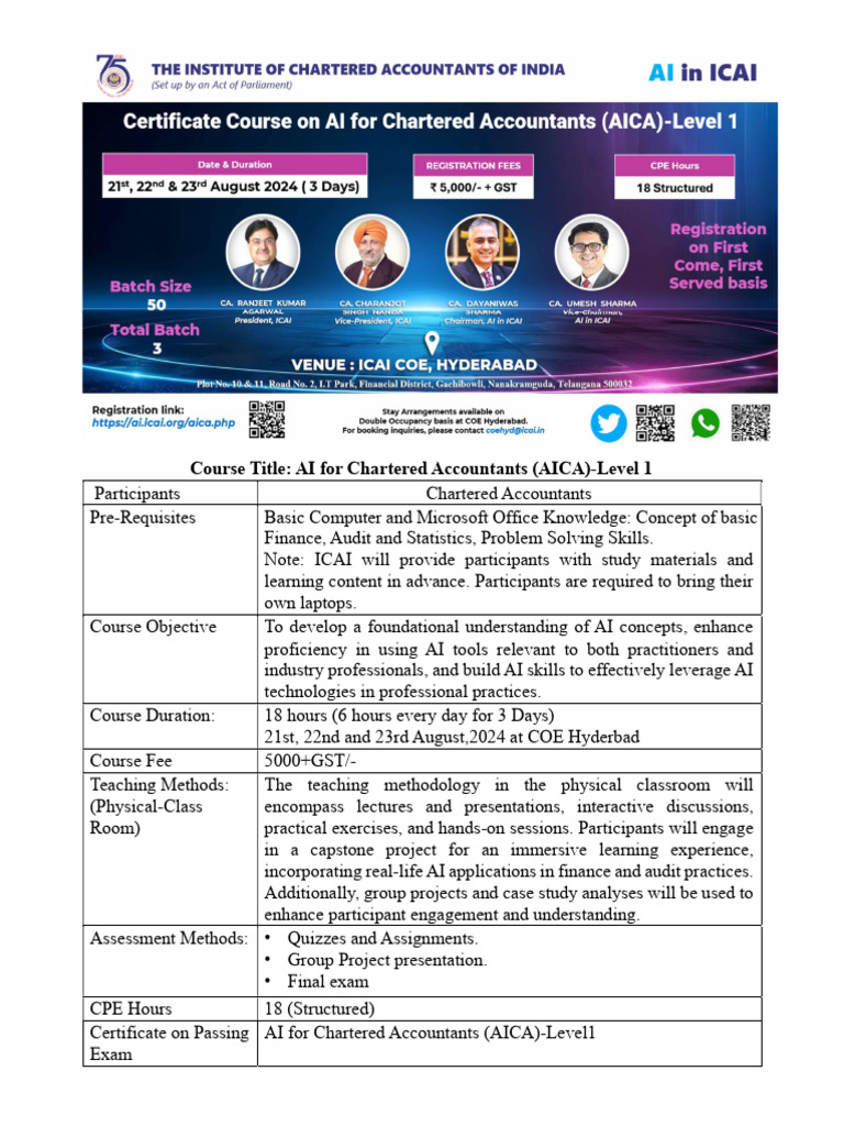 AICA_Level1 | PDF | Artificial Intelligence | Intelligence (AI) & Semantics