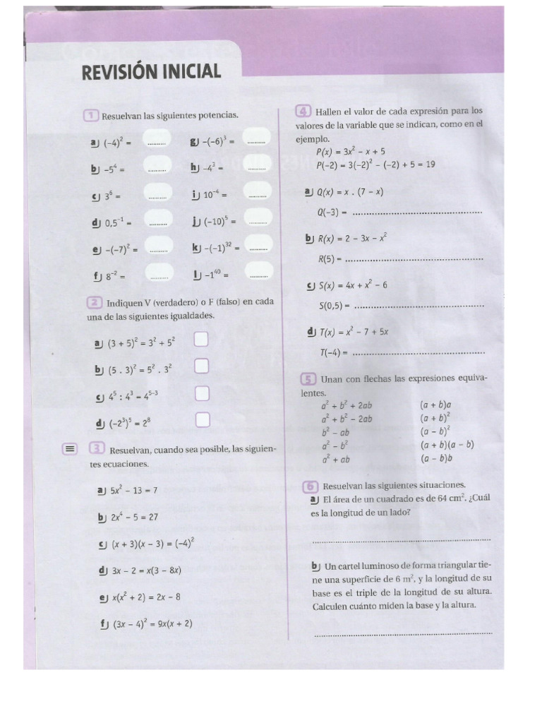 Ecuacion de Segundo Grado y Resolucion de Problemas | PDF | Triángulo | Rectángulo