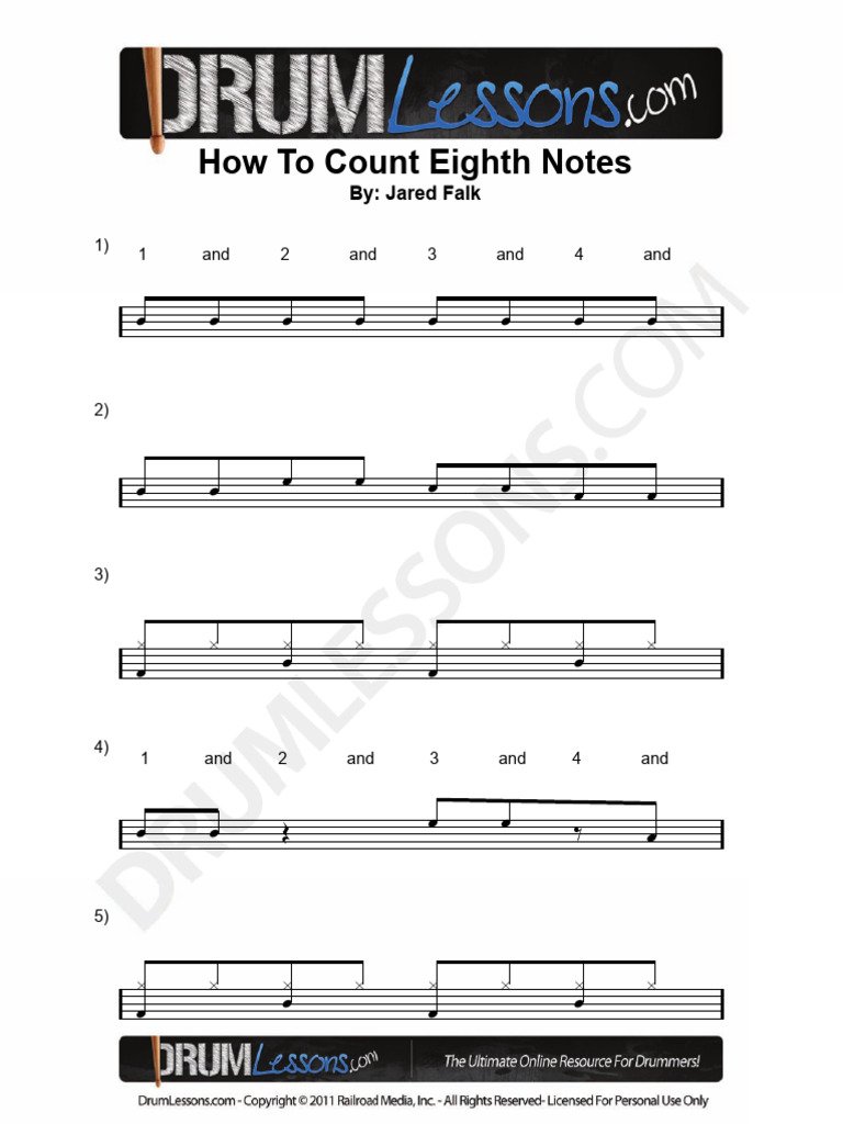 083 How To Count Eighth Notes | PDF