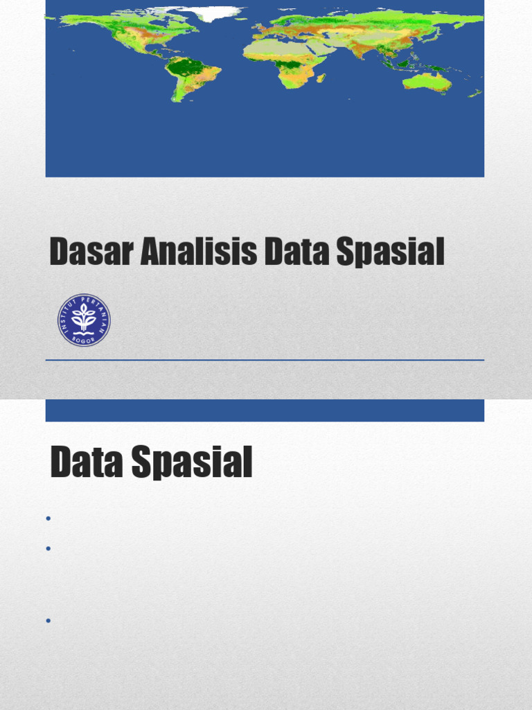 Dasar Analisis Data Spasial dan GIS | PDF