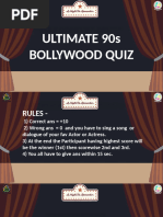 Bollywood Quiz: Fun & Trivia | PDF | Cinema Of India | Film Production ...