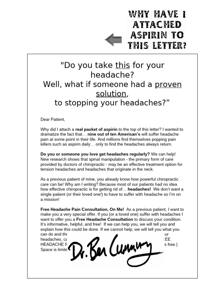 Free Headache Relief Consultation | PDF