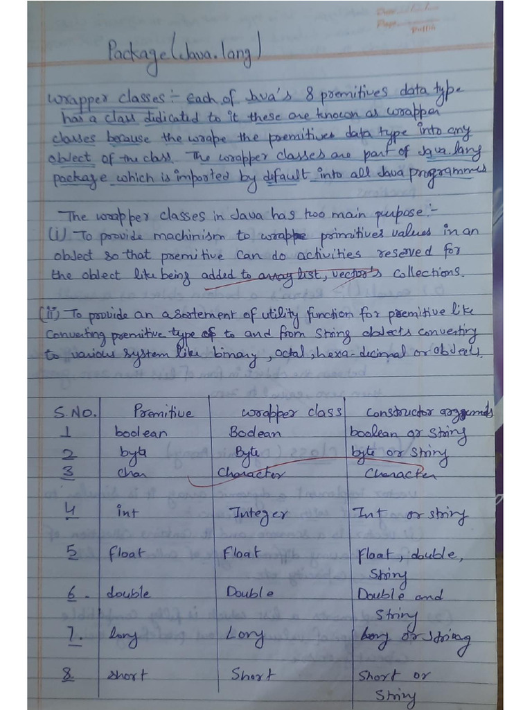 wrapers and vectors | PDF