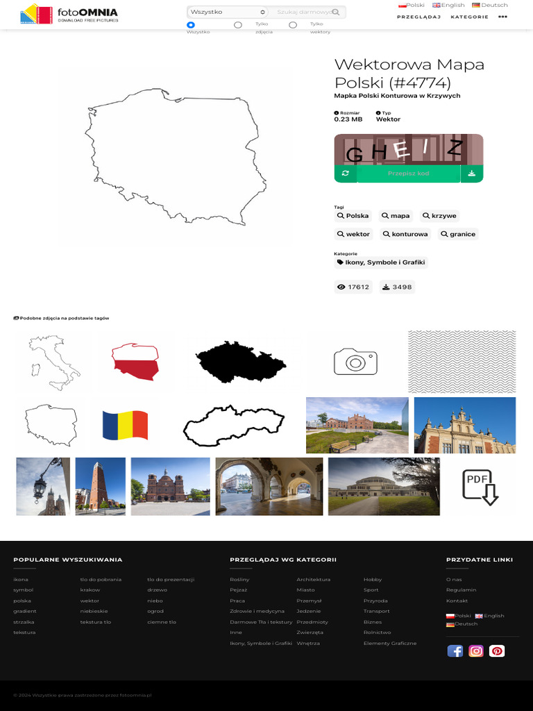 Wektorowa Mapa Polski | PDF