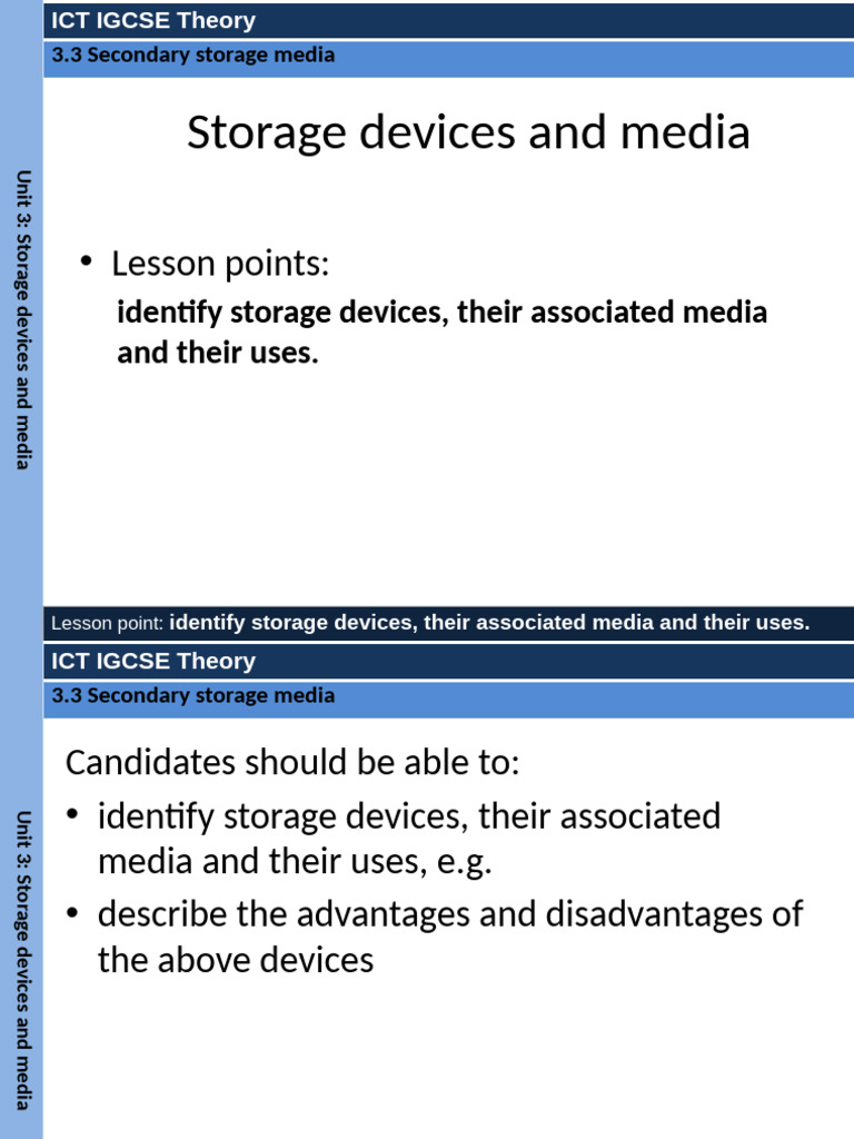 3 Storage Devices and Media - Part2 | PDF | Computer Data Storage | Solid State Drive