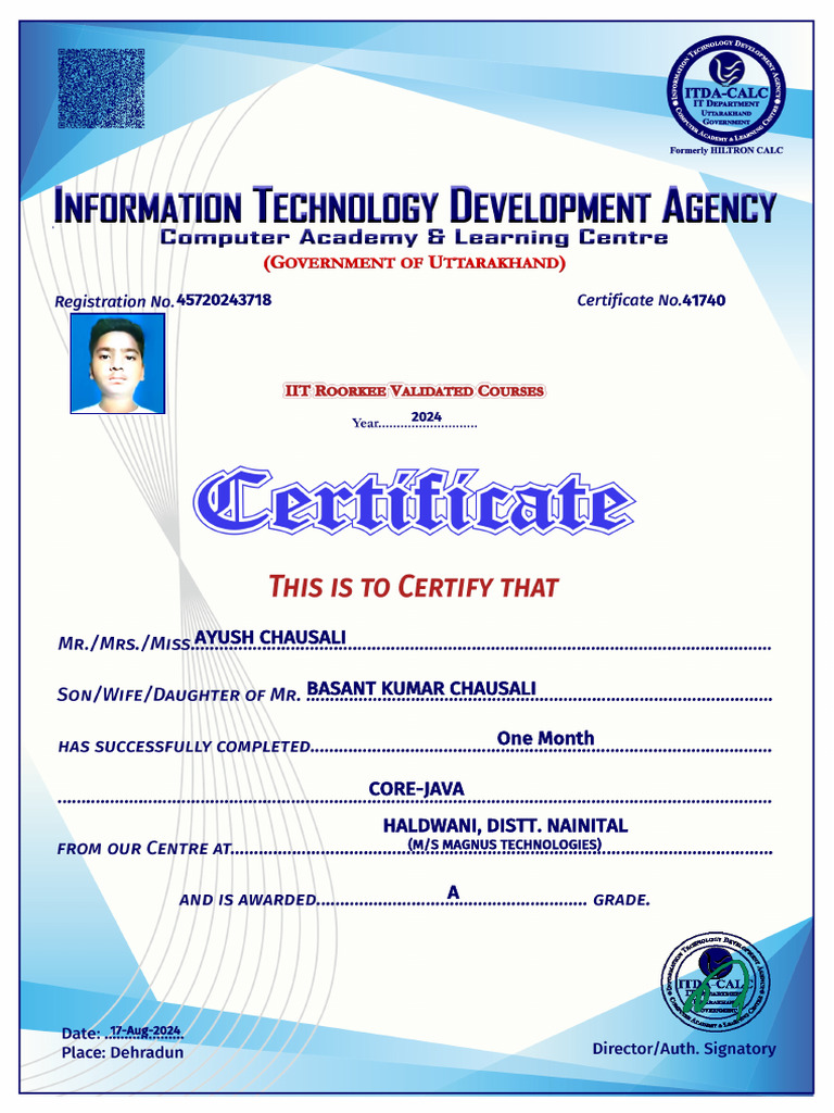 Rollno 45720243718 Name Ayush Chausali (1) | PDF