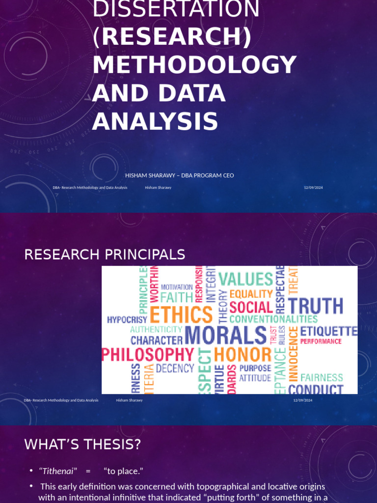 Research Methodology and Data Analysis | PDF | Methodology | Data Analysis